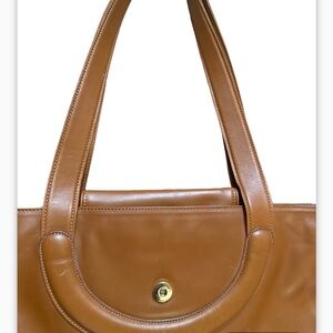 Movado | Bags | Movado Brown Leather Shoulder Bag 6x11x3 | Poshmark